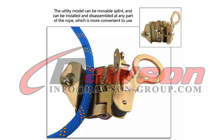 DSJ-7026-2 Rope Grabber Used For Integral Lanyard, Rope Self-locking ...