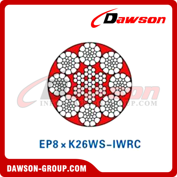 Steel Wire Rope(8×K26WS-EPIWRC)(EP8×K26WS-IWRC)(EP6×K31WS-IWRC), Steel ...