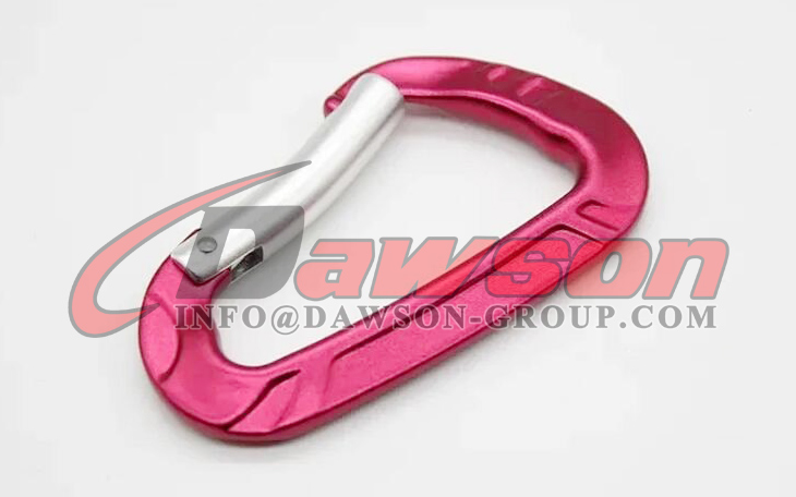 DSJ-A1305C Custom Aluminum Material Round Shape Carabiner, D Shape ...
