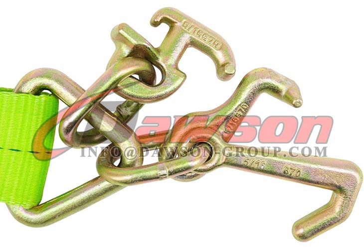 Tow Straps V Bridle 3'' ×24'' with RTJ Clusters, Hi VIZ/HI Abrasion ...