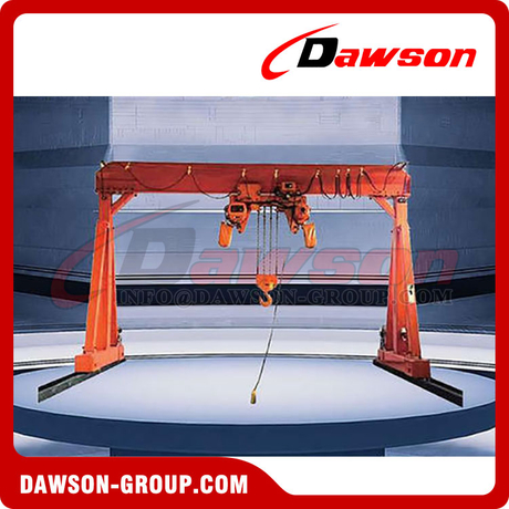 DS-PT4 Rail Mounted Electric Gantry Crane, Orbital Type Electric Steel Gantry Crane - Dawson ...