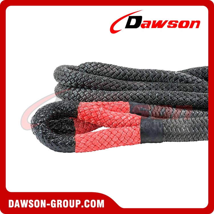 1-1/2'' x 30 ft Kinetic Energy Recovery & Tow Rope, Red & Black, 74000 ...