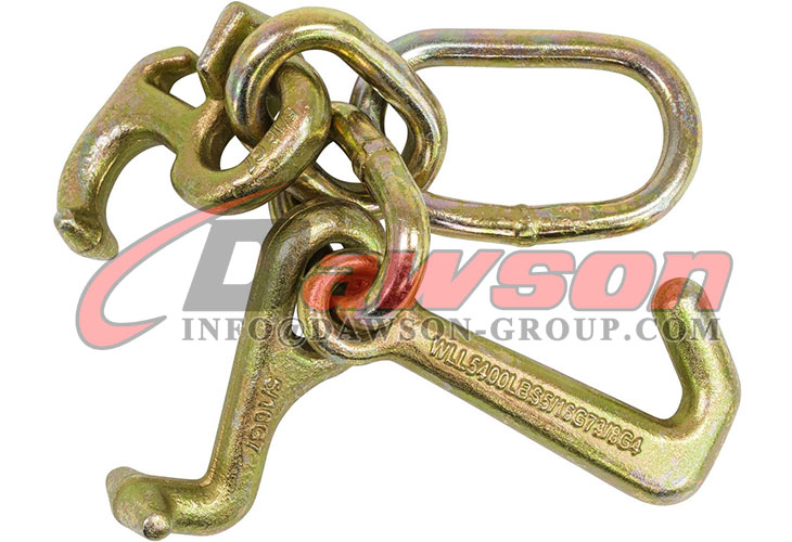 RTJ Cluster Hook Heavy Duty Wrecker Hauler Tow Towing Truck Chain Pair ...