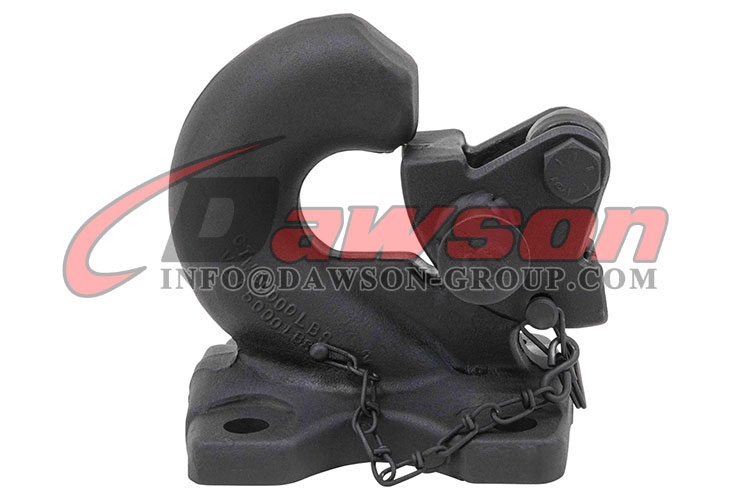 30-Ton Heavy Duty Black Powder Coated Finish Rigid Mount Pintle Hooks ...