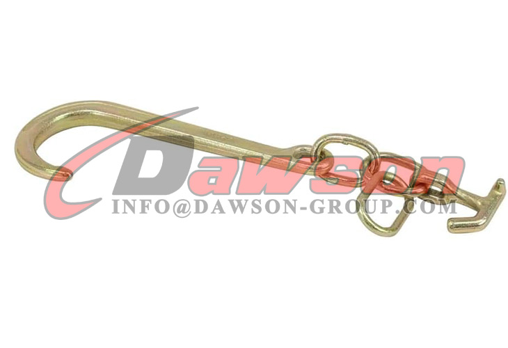 15'' G70 J Hook with T-J Hooks and Enlarged Link, 5400 lbs WLL - Dawson ...