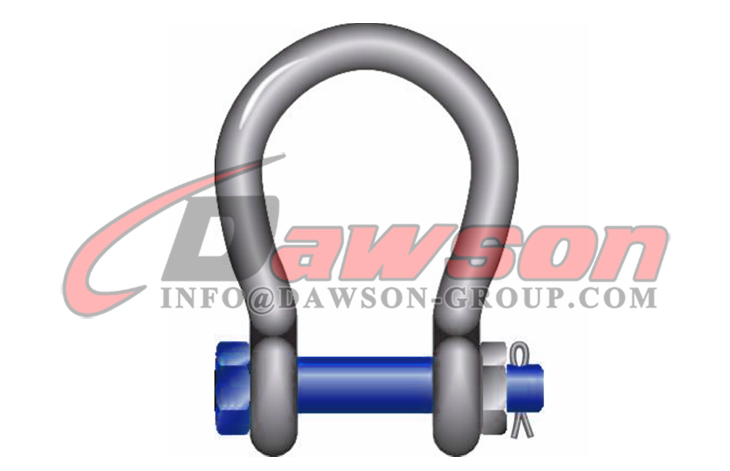 Grade 8 Bow Shackles with Safety Bolt and Wider Shackle Mouth, G8 ...