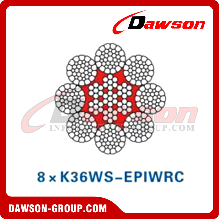 Steel Wire Rope(8×K26WS-EPIWRC)(8×K36WS-EPIWRC), Steel Metallurgical ...