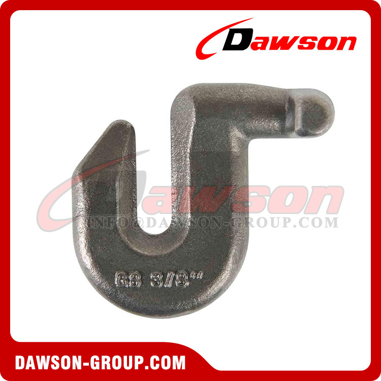 2 Pack 3/8'' Heavy Duty G80 T-Grab Hook Combo, WLL 9000 lbs - Dawson ...