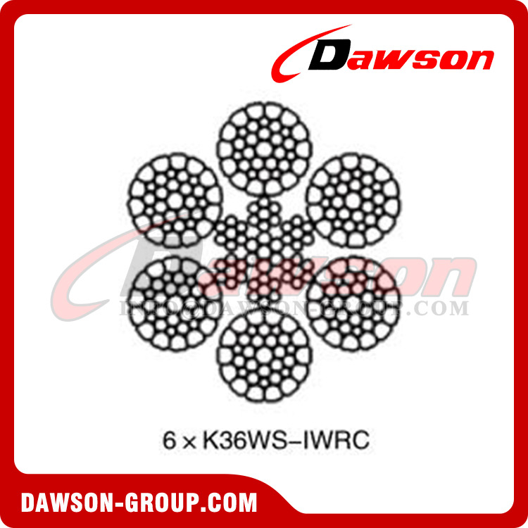 Steel Wire Rope(6×K36WS-IWRC)(6×K36WS-EPIWRC)(6×K41WS-IWRC)(6×K41WS ...