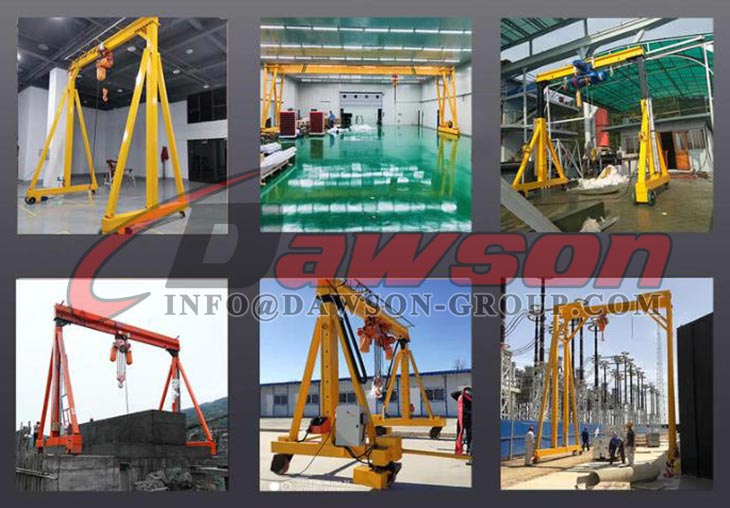 DS-PT1-1 T-series Gantry Crane, Fixed Height Steel Gantry Cranes ...