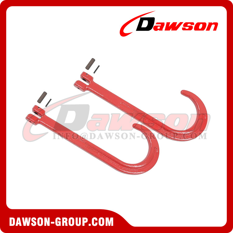 15'' Inch J Hook Heavy Duty Grade G80 Tow Axle Strap Wrecker Roll Back ...
