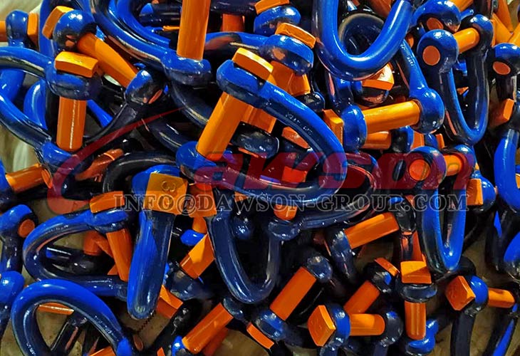 Steel Vee Type Shackles for Fishing, Delta Fishing Shackle, Blue ...