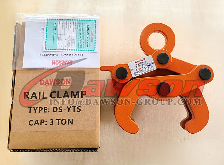 DS-YTS Rail Clamp, Steel Lifting Clamp for Lifting and Handing Rails ...