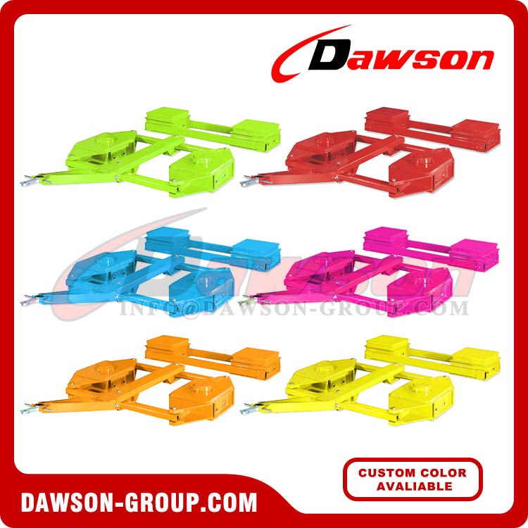 DS-WF100+DS-WTL100 Series Tandem Trolley for Heavy Loads, Tandem Dolly ...