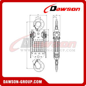 15T, 20T, 30T Chain Hoist, 15000kg Manual Chain Block for Lifting Goods ...