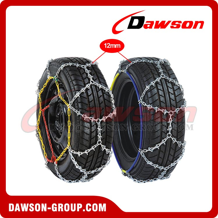 KP Type Snow Chains for Cars, Diamond Tire Chains - Dawson Group Ltd ...