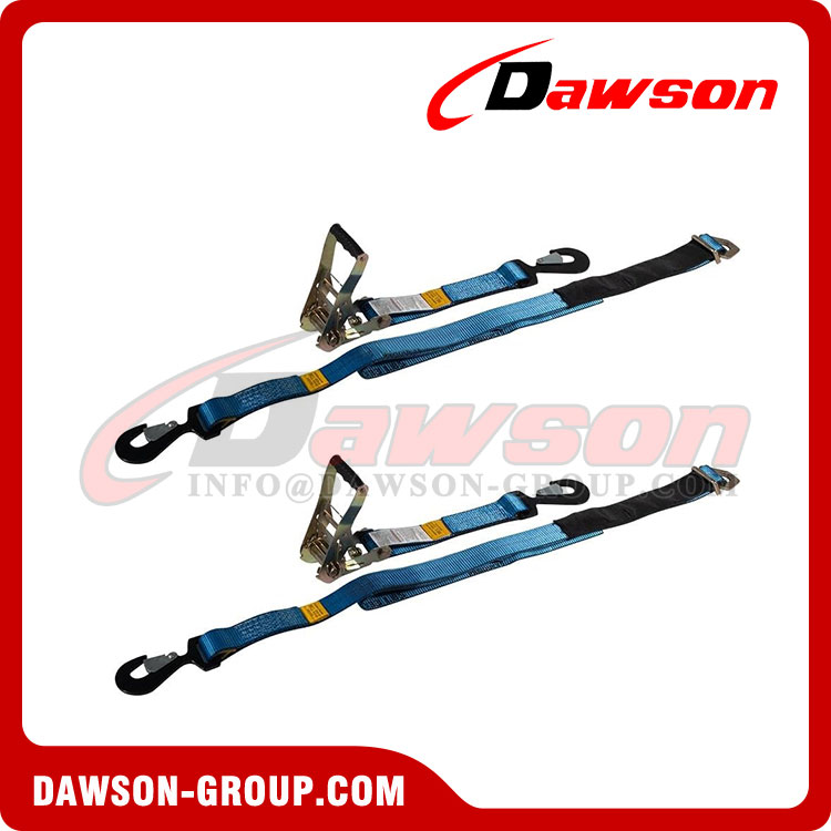 2'' x 8' Axle Straps Race Car Trailer Car Hauler Ratchet Tie Down Strap ...