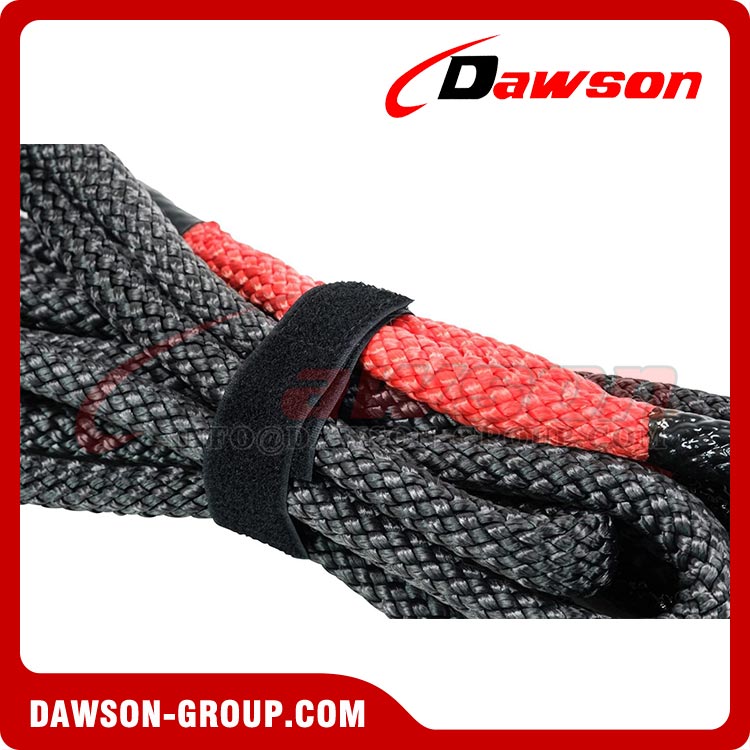 1/2'' x 20 ft Kinetic Energy Recovery & Tow Rope, Red & Black, 7700 LBS ...