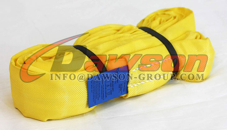 Endless Round Sling 6' Yellow with Hook Combo, 8400 lbs WLL Crane ...