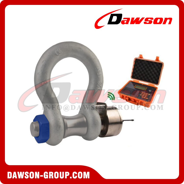 DS-LC-7505W 0.5t-1250t Wireless Pin Load Cell Shackle, Load shackle ...
