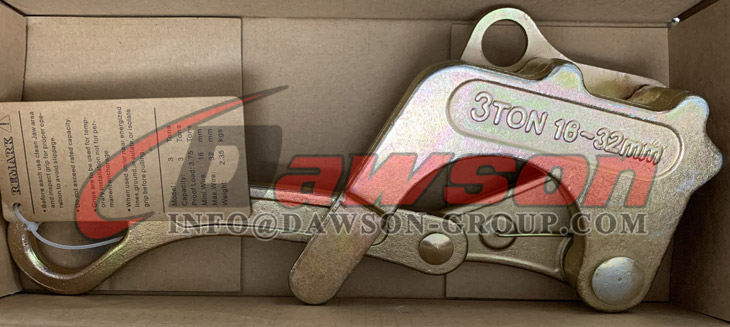 DAWSON Wire Rope Grips, Cable Grip, Wire Rope Gripper, Cable Pulling ...