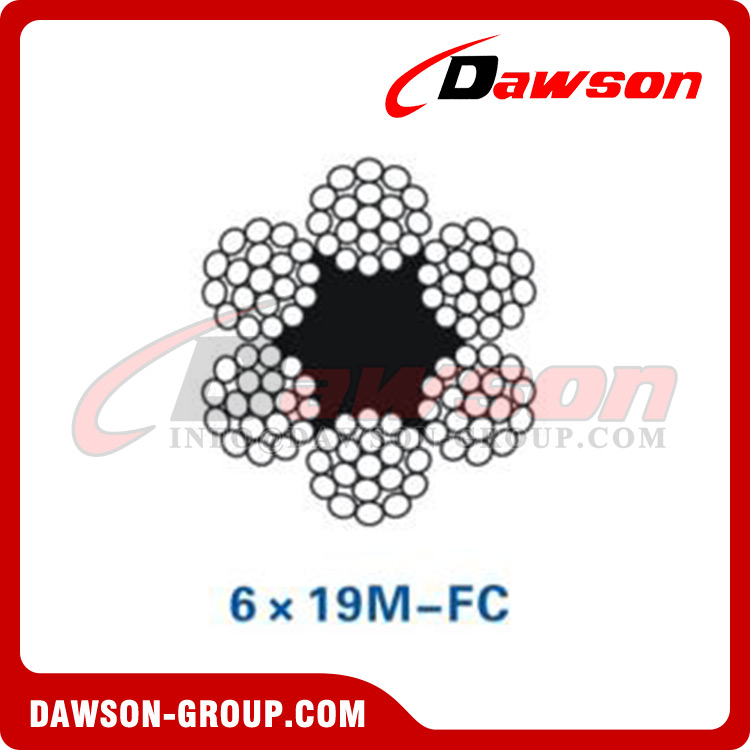 Steel Wire Rope (6×19M-FC)(6×19M-IWRC), Oilfield Wire Rope, Steel Wire Rope for Oilfield ...
