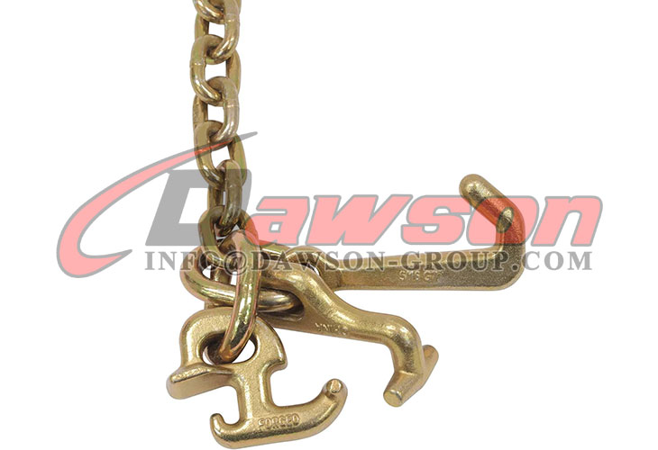 5/16'' Grade 70 V-Chain Bridle with RTJ Cluster Hooks & Grab Hooks - 2 ...