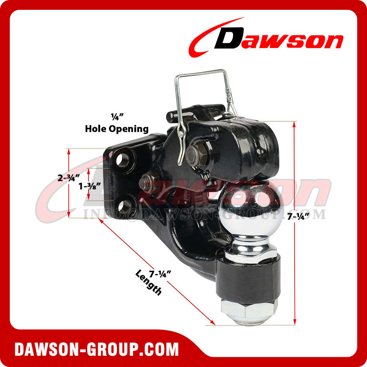 Mounting Plate with Pintle Hitch KIT for Pintle Hook Mounting Plate ...