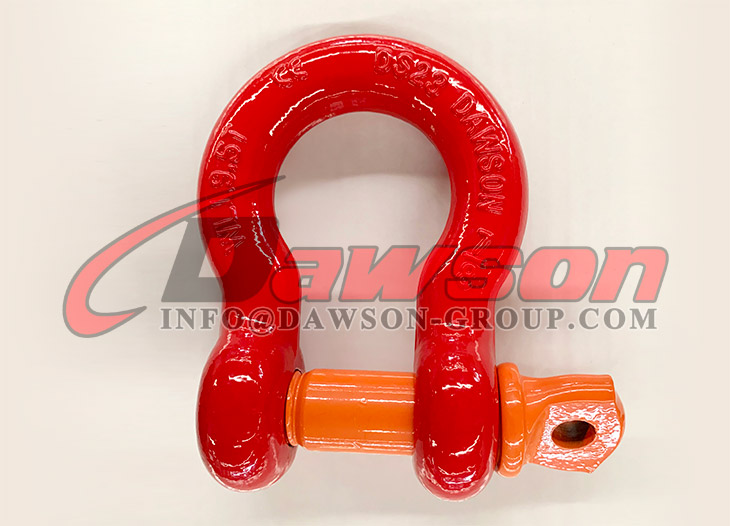 DS758 Grade G8 T8 Screw Type Alloy Bow Shackle, Anchor Shackle with ...