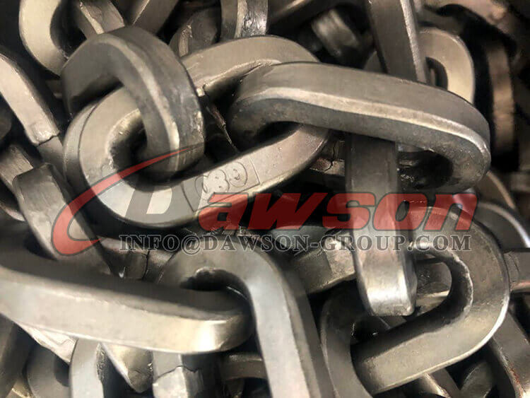 Grade 80 D-Shape Forestry Chain, G80 Welded Forestry Link Chain, Grade ...