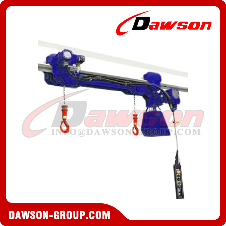 DAWSON Low Headroom Packet-handling Pneumatic Hoist, Air Hoist ...