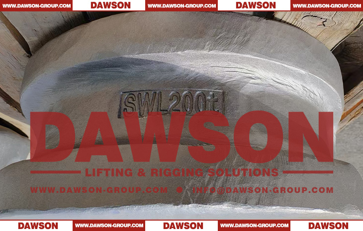 DG2160 Alloy Steel Bolt Type Wide Body Shackle for Synthetic Web Slings ...