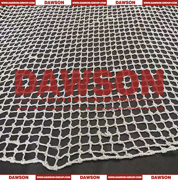White PP Gangway Safety Net, Secure and Reliable Polypropylene Safety ...