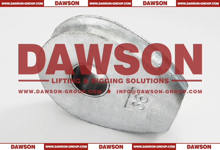 JIS Type Solid Thimble, JIS B 2802 Dead Eye Thimble, Heavy Duty Casting ...