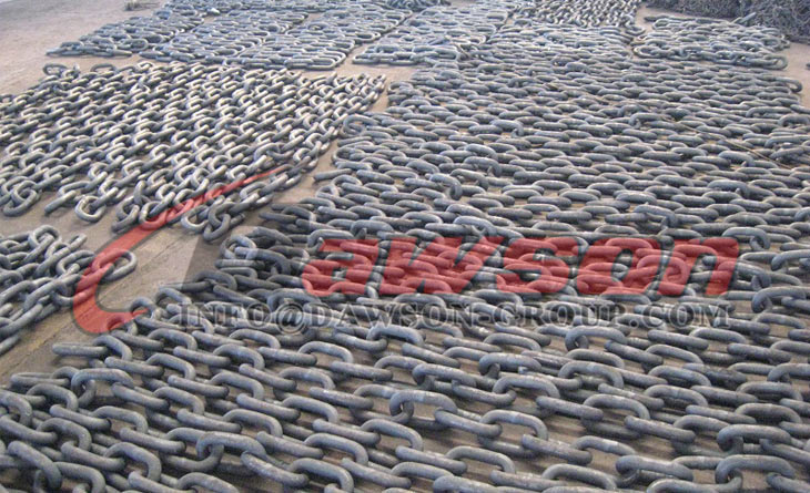 19MM Grade U2 Grade U3 Anchor Chain Cable, Stud Link Marine Anchor ...