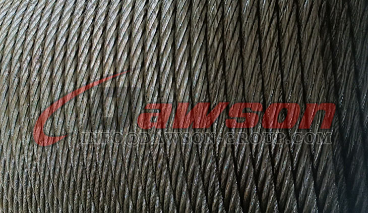 Steel Wire Rope Construction(6×19W+FC)(6×19W+IWRC), Wire Rope for ...