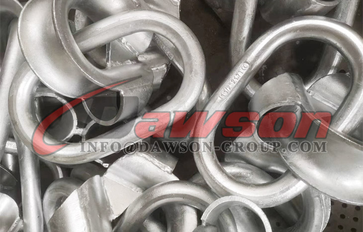 Hot Dip Galvanized Fiber Rope Thimble K3-B with Ear & Master Link for ...