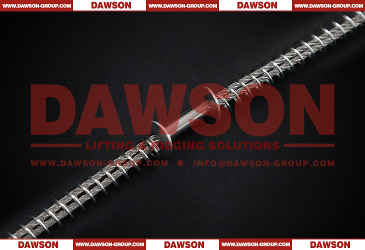 DAWSON Galvanized Carbon Steel Rust and Corrosion Resistant Whipcheck ...