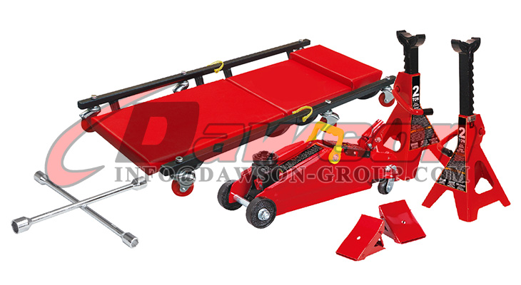 2 Ton Trolley Jack Combo Set, Combination Kit, Trolley Jack, Foldable ...