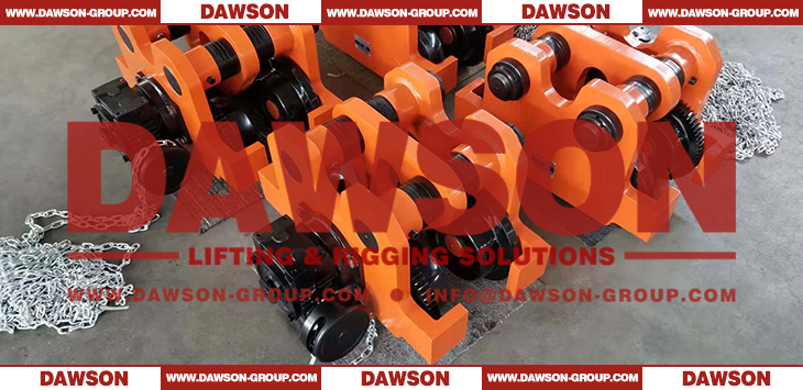 DS-TG Type Geared Trolley Clamp, Trolley Clamp, 500kg-30000kg Geared ...