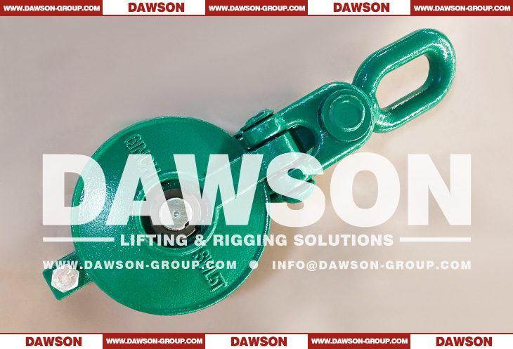 DAWSON Oval Eye Guide Marine Snatch Block Single with Eye for Lifting ...