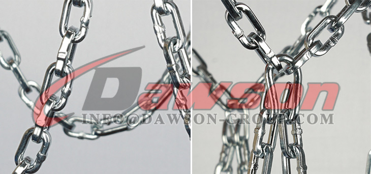 White Red and Blue 3.5mm Powder Coated Basketball Chain Net ...
