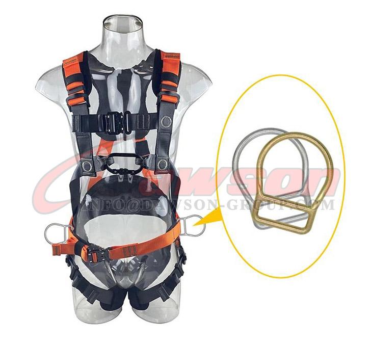 DSJ-3005-1 Fall Protection Full Body Harness Stamped Bent D-Ring, 45MM ...