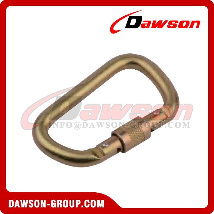 DSJ-1071 Outdoor Sports Steel Carabiner for Climbing, Heat Treated D ...