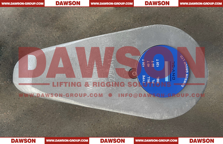 Galvanized Alloy Steel Tonsberg Mooring Link for Mooring Line with DNV ...