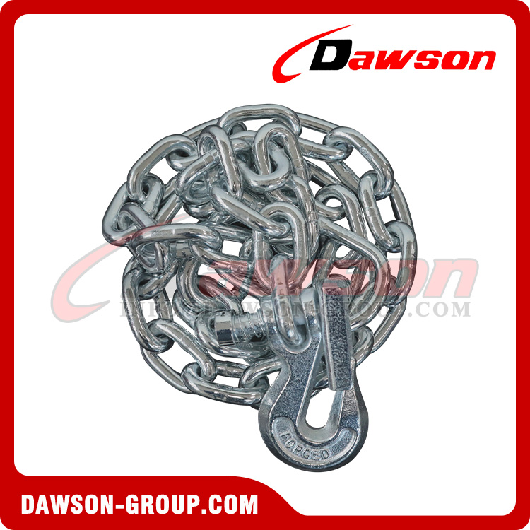 DAWSON US Type G70 White Zinc Plated Agri Trailer Chains, Fabricated ...
