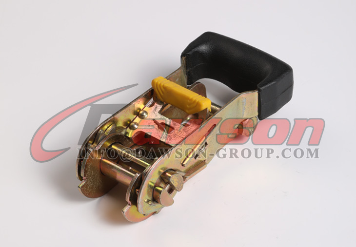 28MM Black Painted Rubber Handle Ratchet Buckle for Belt, Tie Down ...