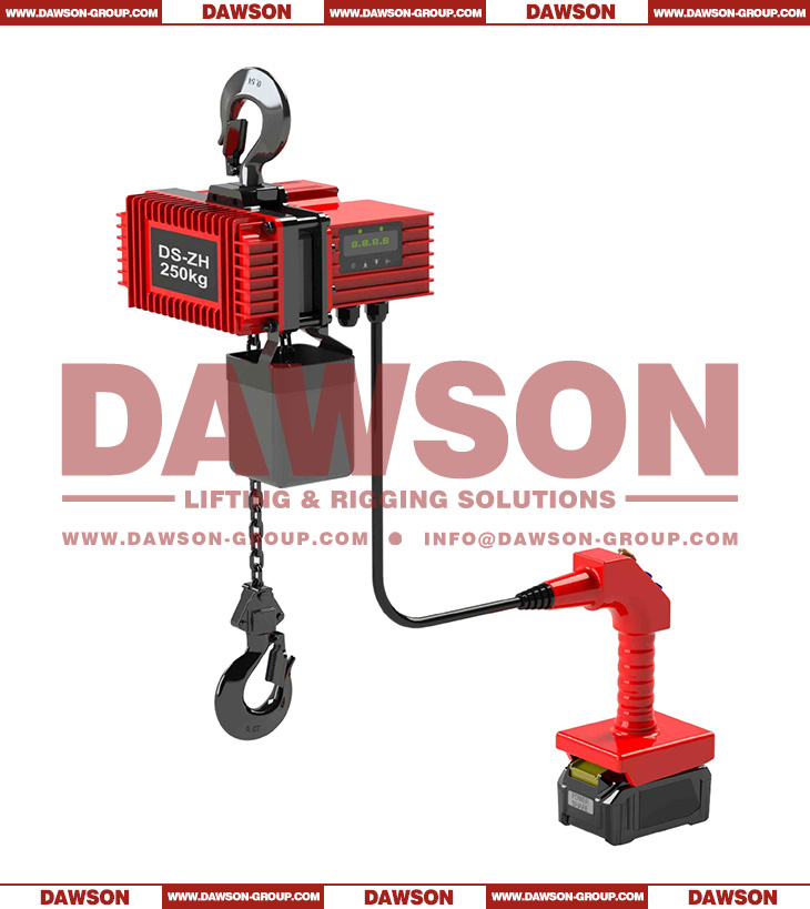DAWSON DS-ZH Series 250-500kg Mini Electric Chain Hoist Single Phase ...