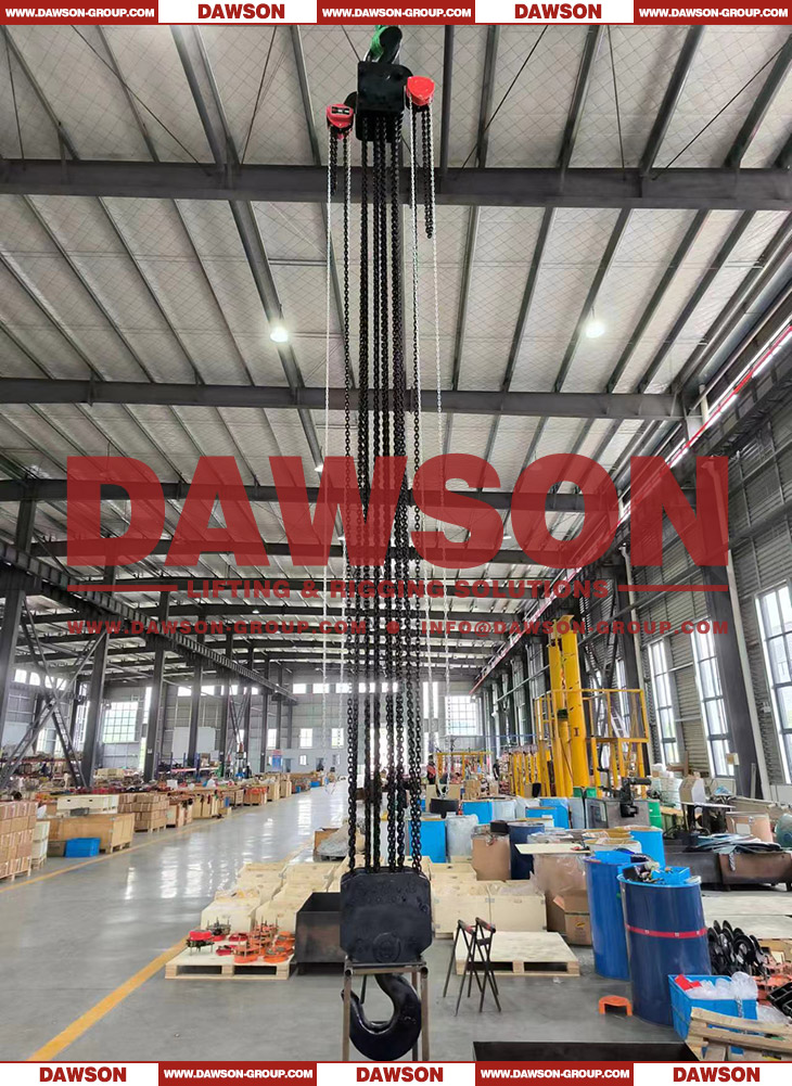 DSVD-50T 50 TON - 50T - 50000KG Heavy Duty Manual Chain Hoist, Chain ...