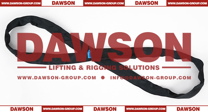 DAWSON × TYSONNEEMA Black Polyester Endless Round Slings with Steel ...